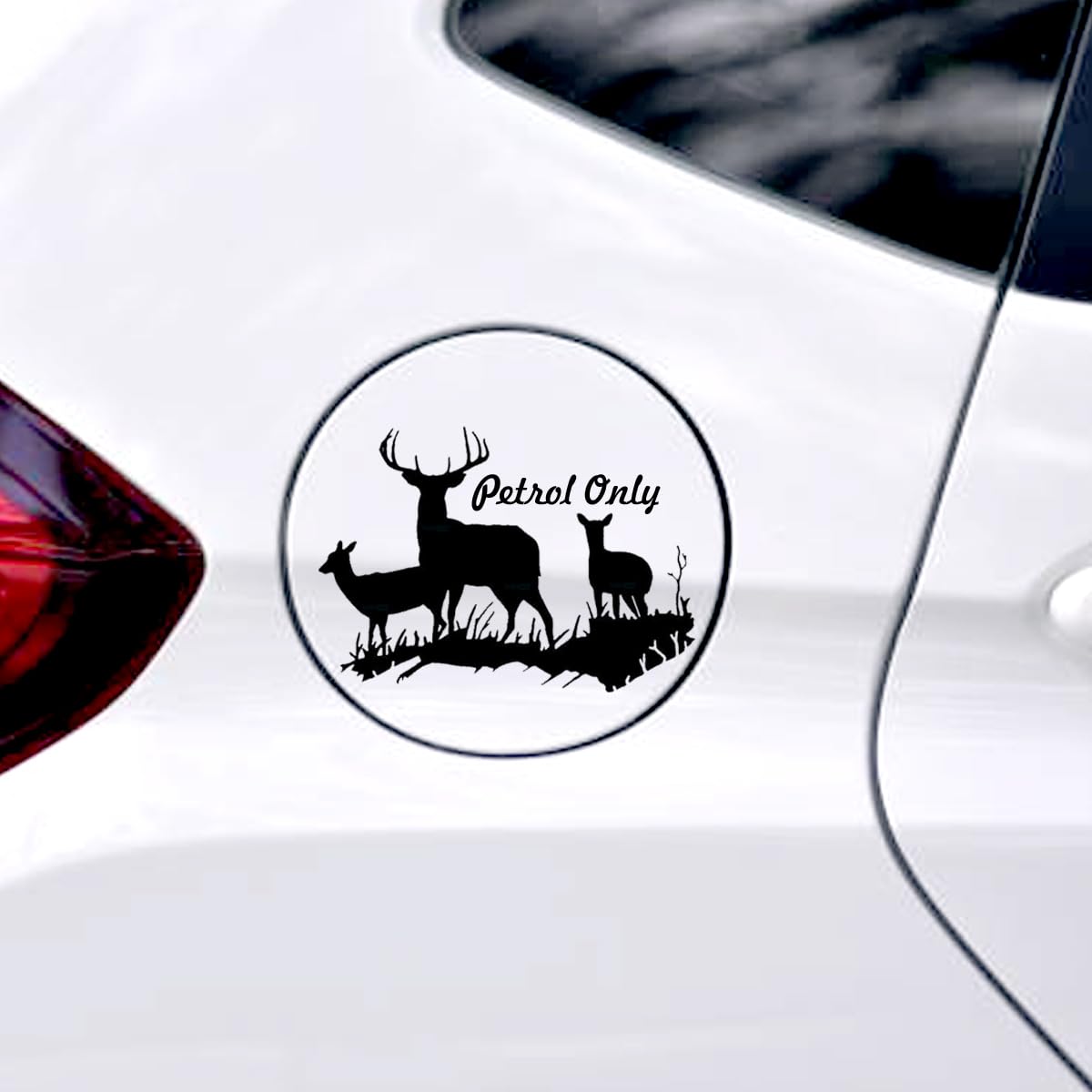 indnone® Wild Animal Petrol Logo Car Sticker for Car Sticker Stylish ...