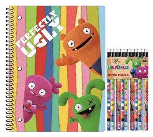 UglyDolls Themed Wide Ruled Back To School Set - UglyDolls Spiral ...