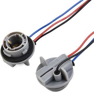 WheatThrive 1157 Bulb Socket, BAY15D Socket, Brake Light Socket, Pre ...