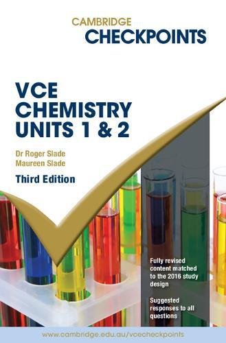 Amazon.com: Cambridge Checkpoints VCE Chemistry Units 1&2: ...