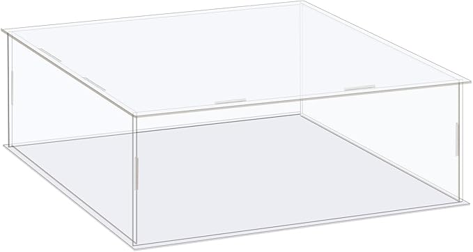 Amazon.com: MECCANIXITY Acrylic Display Case Box Clear Dustproof ...