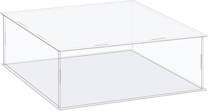 Amazon.com: MECCANIXITY Acrylic Display Case Box Clear Dustproof ...