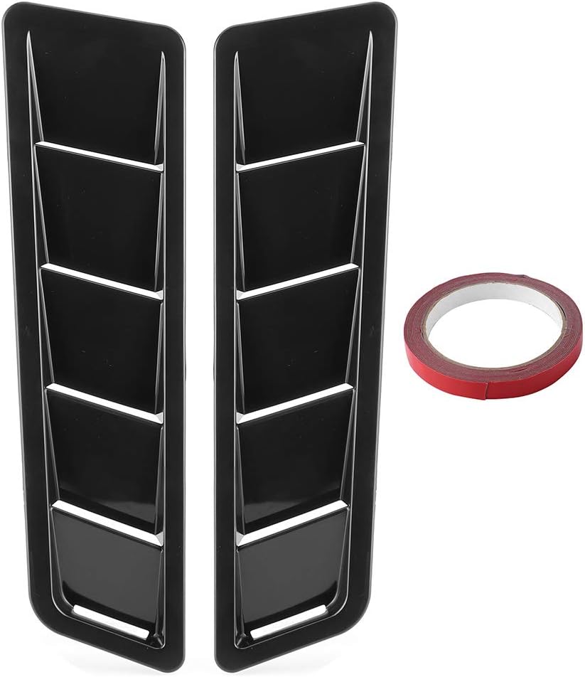Amazon.com: Modengzhe 2 Pcs ABS Material Car Hood Louvers Air Intake ...