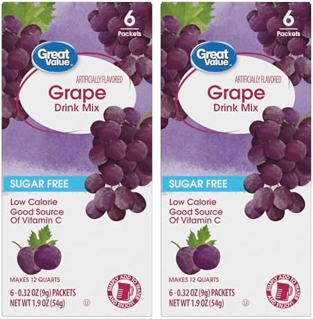 Amazon.com : Drink Mix Bundle - 2 Pitcher Size Boxes with 6 Pitcher ...