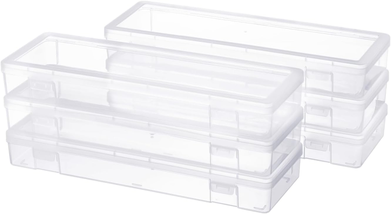Amazon.com: Naivees Large Storage Containers 6 Pack Plastic Box with ...