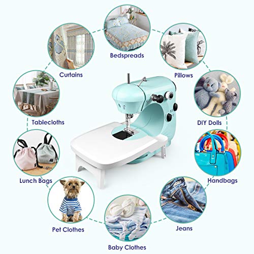 Sewing Machine, Portable Multifunctional Electric Sewing Machines for ...