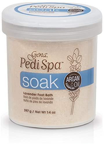 Amazon.com: Gena Pedi Spa Soak with Argan Oil Lavender Foot Bath, 14 oz ...
