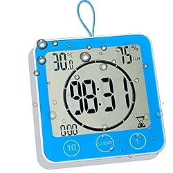 Amazon.com: Timer Waterproof for Shower, Water Resistant Bathroom Wall ...