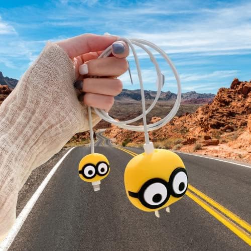 Meyaar Compatible with Apple iPhone Charger Case Cover | Cartoon ...