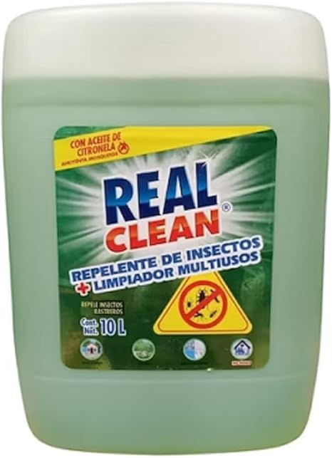 REAL CLEAN - Limpiador Multiusos Real Clean Con Repelente Insectos 10 ...