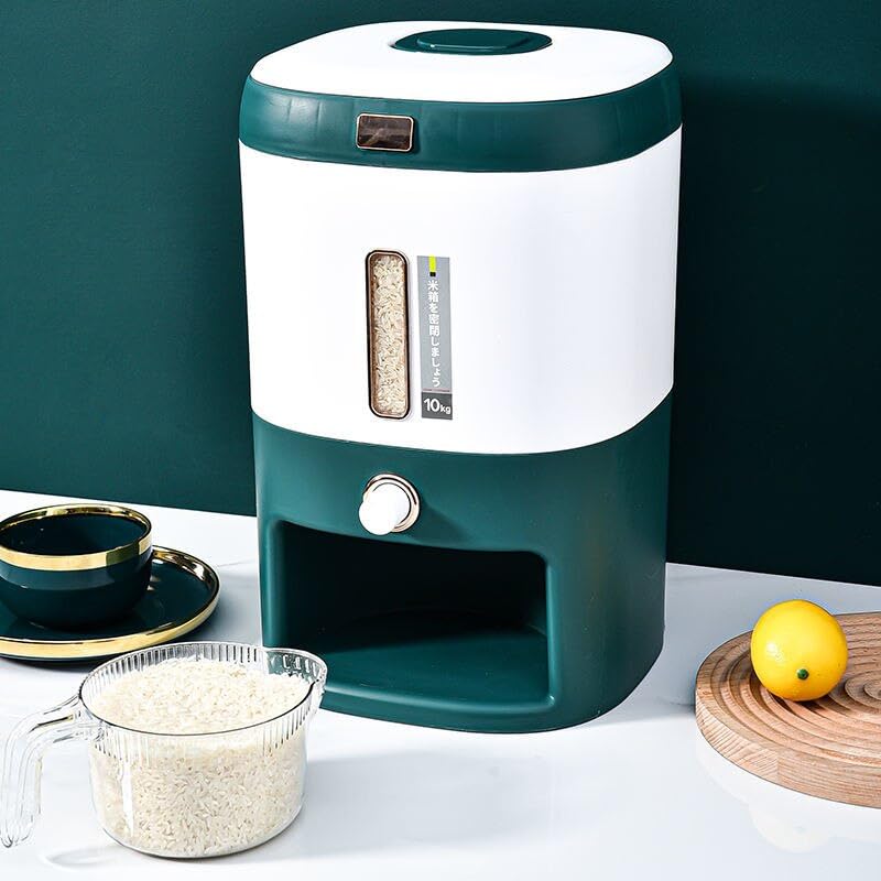 Buy Matiko 10 Kg Rice Dispenser Airtight Kitchen Food Storage Container ...