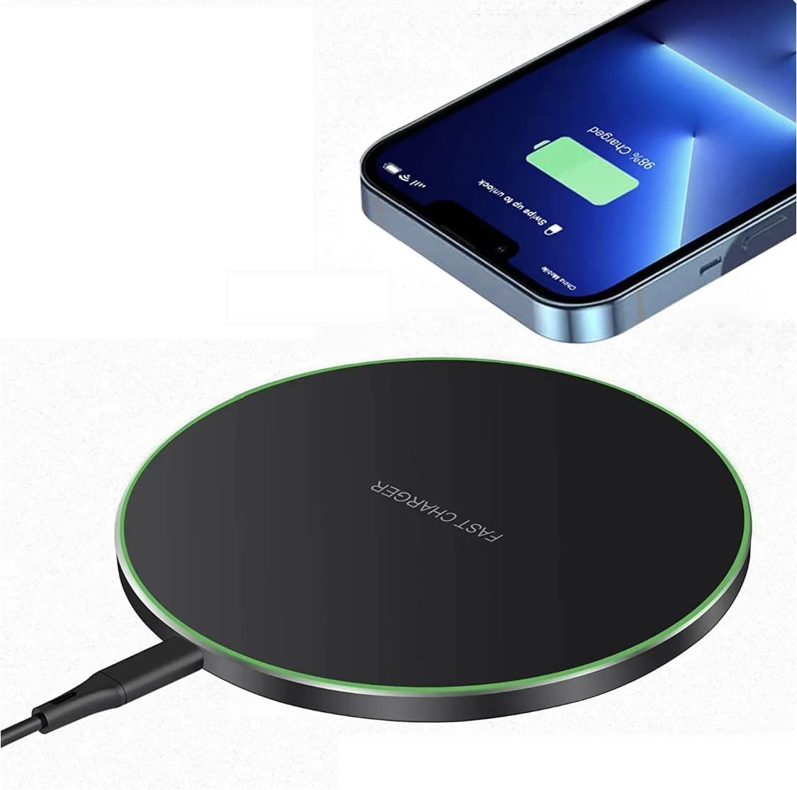 Amazon.com: 100W Wireless Charger Pad for iPhone 14/13/12/11 Pro Max ...