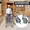 Amazon.com: TITAN KRAFT 10-Tier Half Sheet Bun Pan Speed Rack ...