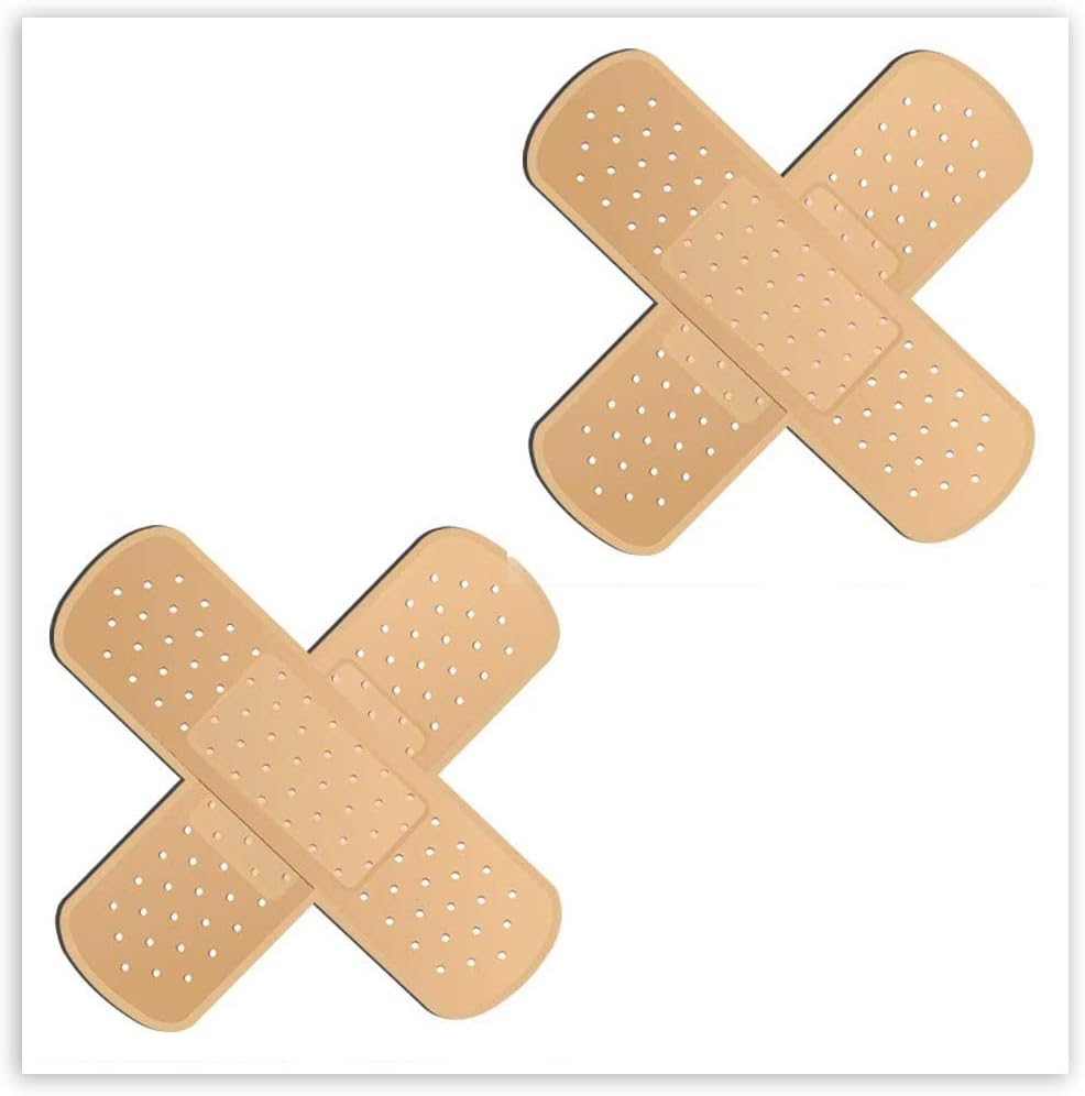 SkinoEu® 2 Stück Vinyl Aufkleber Autoaufkleber Pflaster Heftpflaster ...