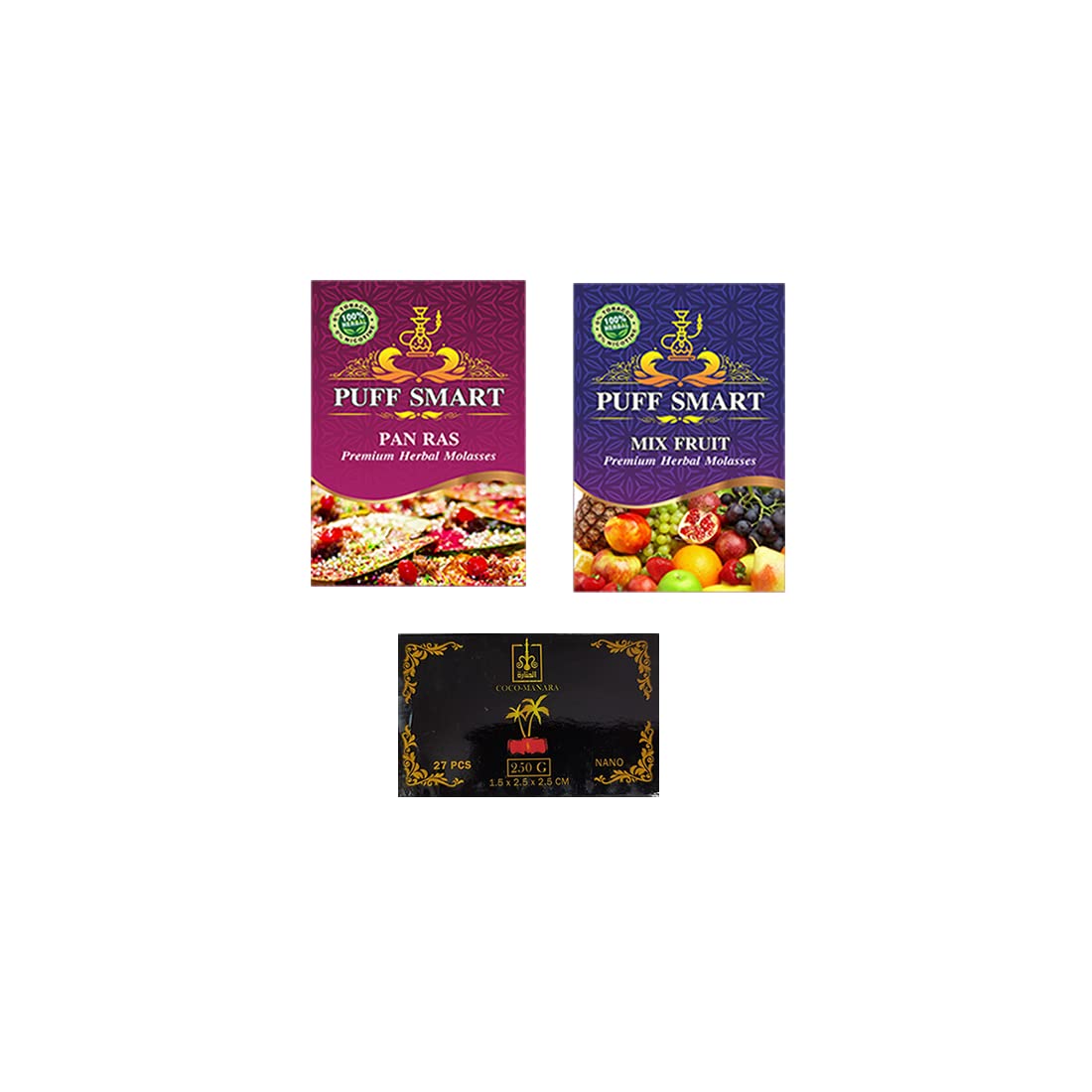 Buy PUFF SMART Premium al Flavor Pan Ras And Mix Fruit With Coco-Manara ...