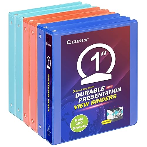 Snapklik.com : Comix 1 Binders Basic 3 Ring-Binder 200 Sheets Capacity ...