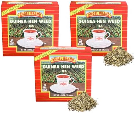 Amazon.com : Angel Brand Guinea Hen Weed Root 25 Tea Bags – Tea for ...