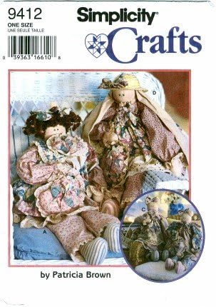 Amazon.com: Simplicity 9412 Crafts Sewing Pattern 29 inch Stuffed Bear ...