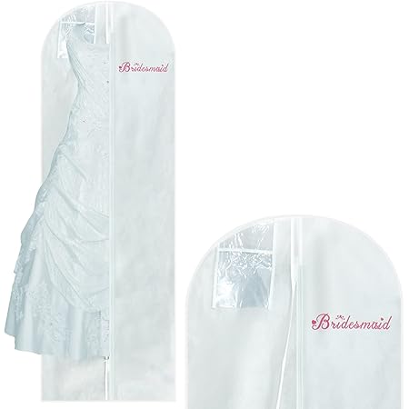 Wedding Dress Bags , 180cm/70.8inch Non-woven Bridal Dress Cover ...