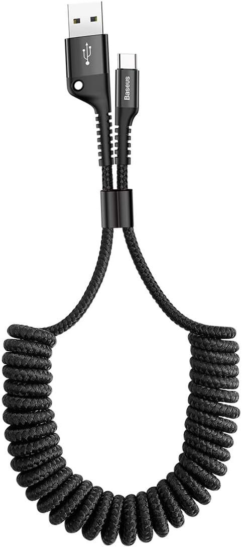 Amazon.com: Baseus USB Type C Cable for Car, Retractable Cable(3FT ...