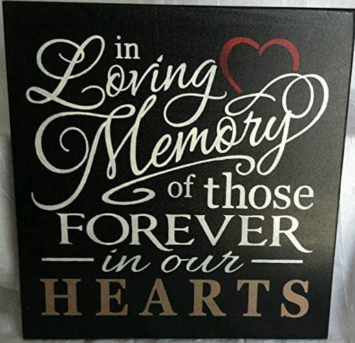 Amazon.com: In Loving Memory of those FOREVER in our HEARTS 12" x 12 ...