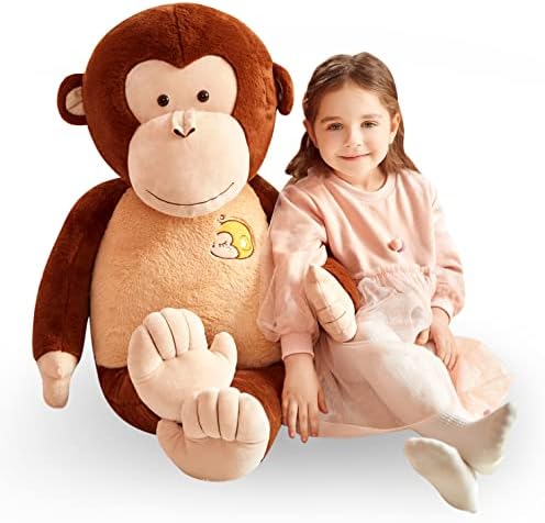 IKASA 160cm Giant Teddy Bear Stuffed Animal Toy Huggable Cute Sunny ...