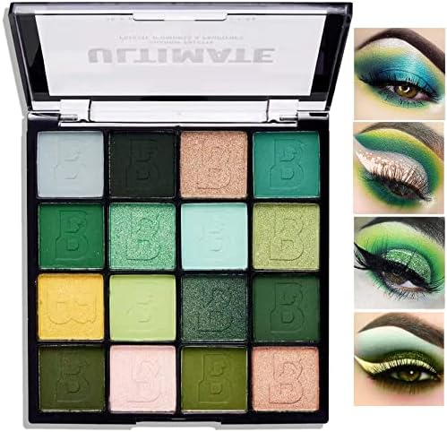 Amazon.com : Highly Pigmented Rainbow Eyeshadow Palette,YMH BEAUTE 9 ...