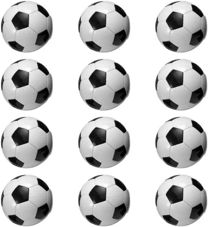 Buy Cupcake Toppers Black & White Football Sport Edible WAFER/RICE ...