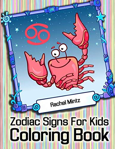 Zodiac Signs For Kids - Coloring Book: 36 Astrology Doodles With ...