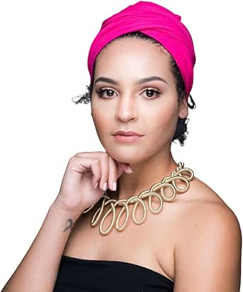 Amazon.com: YGN Pre-Tied Headwrap Turban with Premium Satin Lining and ...