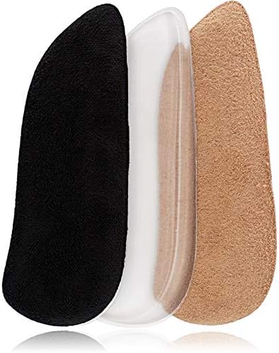 Amazon.com: 3 Pairs Medial Lateral Heel Wedge Insoles Heel Cushion ...