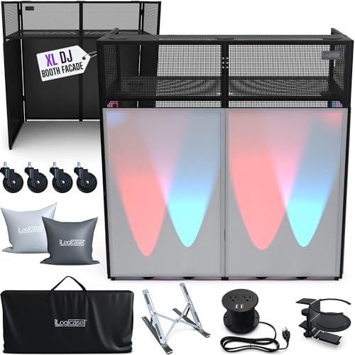 Amazon.com: Portable DJ Combo Booth with 8-foot-wide I-beam light truss ...