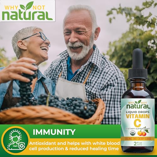 Why Not Natural - Vitamina C Líquida Orgânica Natural em Gotas - Marca ...