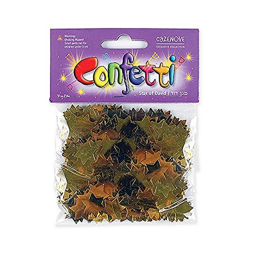 Amazon.com: Gold Star of David Confetti, Star Confetti for Parties, and ...