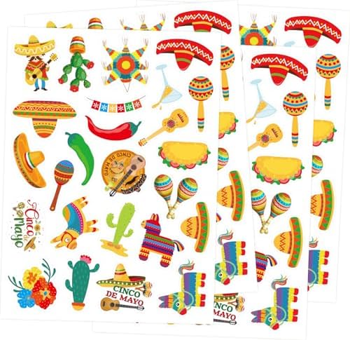 Amazon.com: Cinco De Mayo Stickers for Kids, 236Pcs Funny Mexican ...