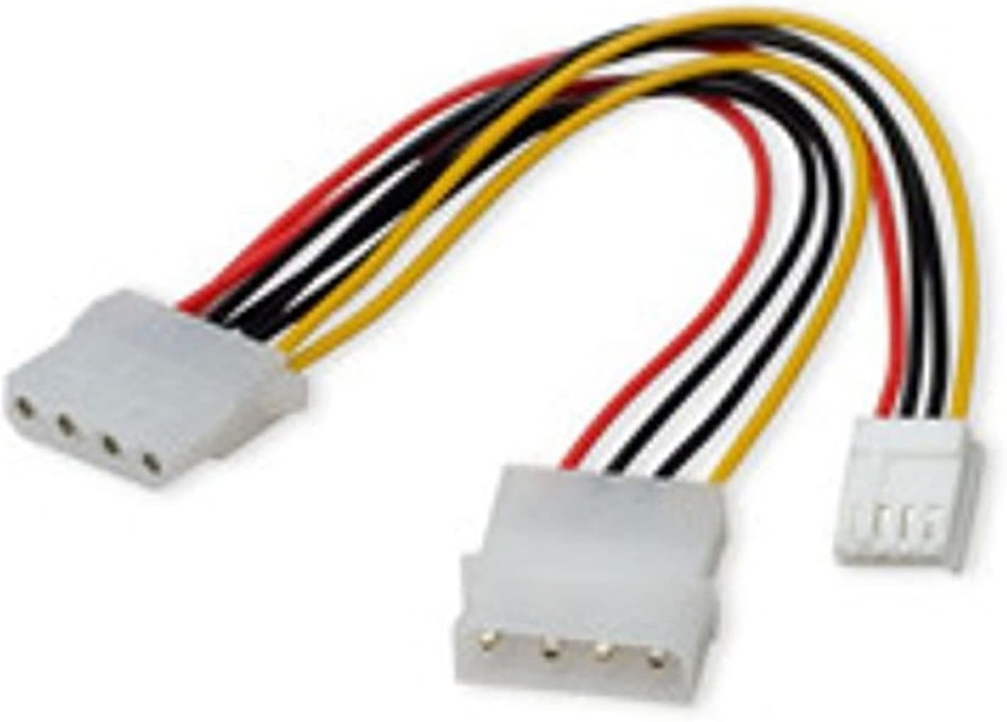 Amazon.com: Syba SY-CAB65011 5" 4-Pin Molex to 4-Pin Molex & Floppy ...