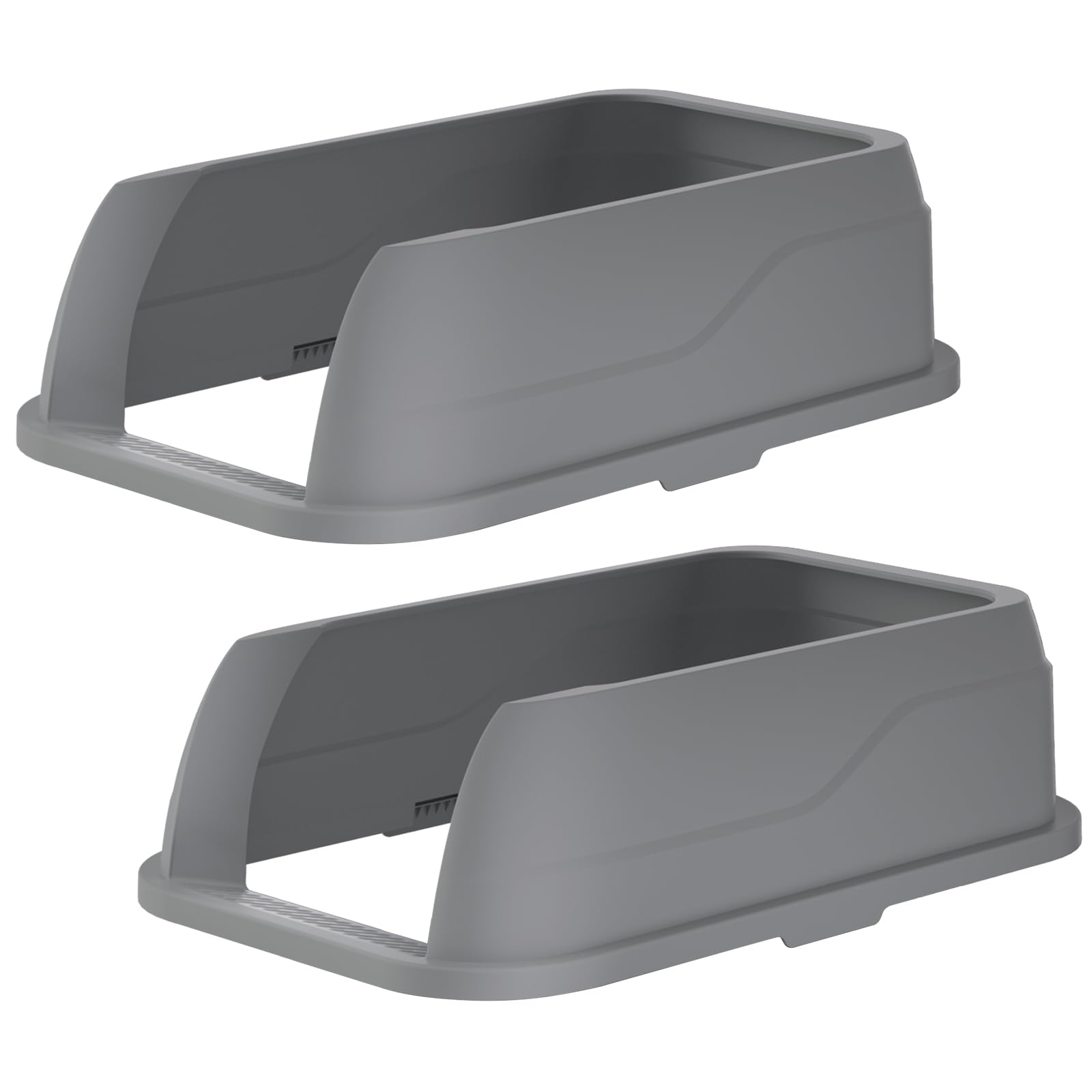 Amazon.com: Amibud 2 Pack High Wall Lids for Large Stainless Steel Cat ...