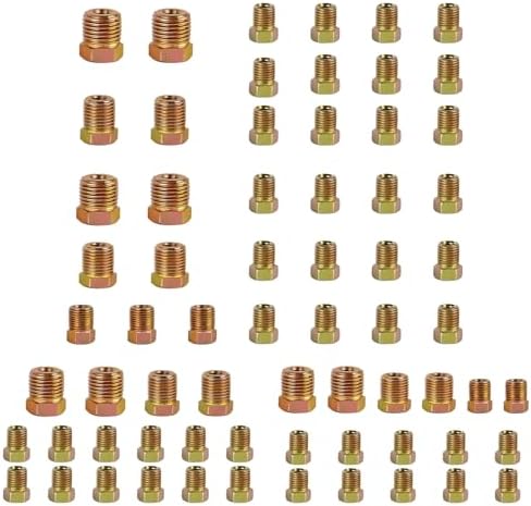 Amazon.com: MuHize Brake Line Fitting Kit - 67 PCS Brake Line Nuts ...