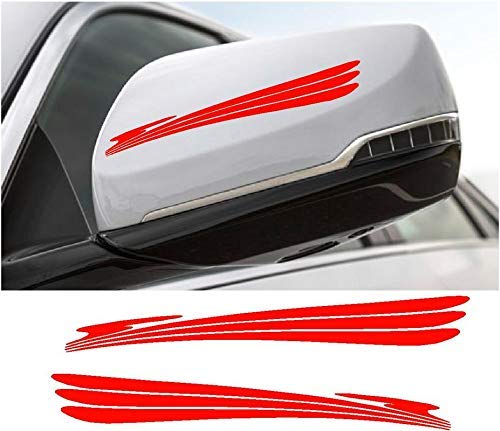KaaHego 2Pcs Car Rear View Mirror Stickers Décor DIY Car Body Sticker ...