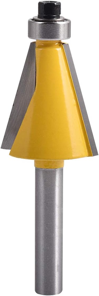 KATUR 15 Degree Chamfer and Bevel Edging Router Bit, Carbide Tipped ...