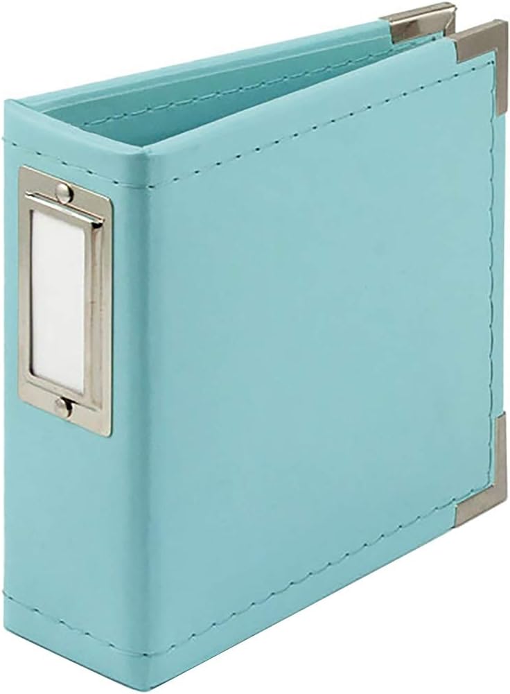 Amazon.com: We R Memory Keepers Aqua Leather 3RING ALBM4 Display Album