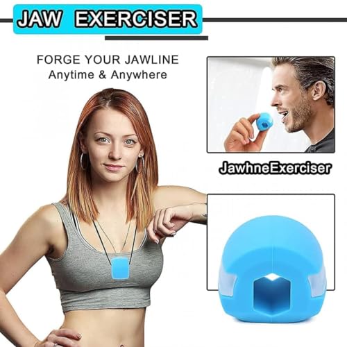 Jawline Exerciser,Jawline Exerciser Tool Men&Woman,Jaw Line Shaper,Jaw ...