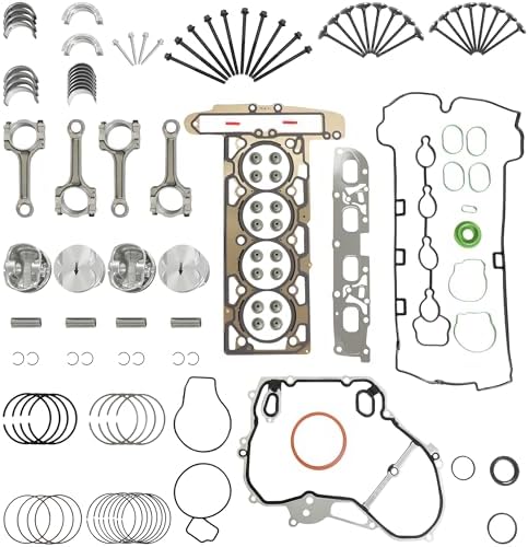 Amazon.com: Ecotec 2.4 Engine Rebuild Overhaul Pistons Valves Seals Kit ...