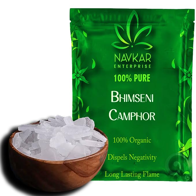 NAVKAR ENTERPRISE Bhimseni Camphor Flakes 500 Gram Pack Of 1 |100% Pure ...