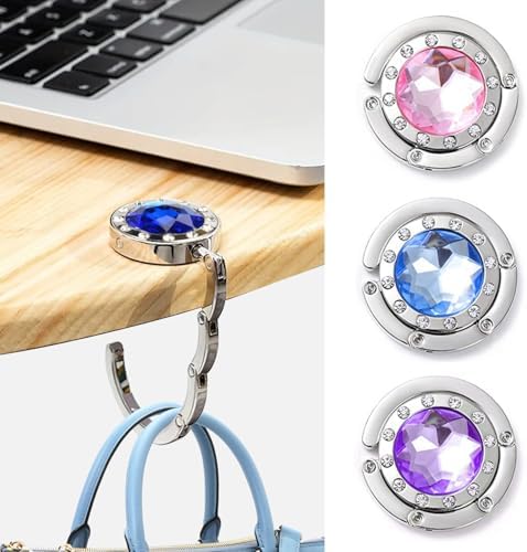 Amazon.com: Eosraffa Foldable Purse Hook for Table - Portable Bag ...