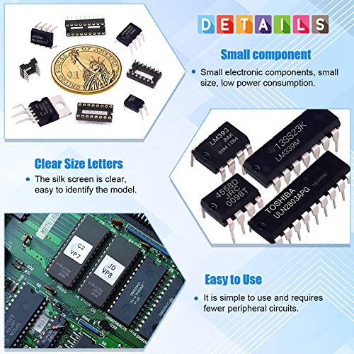 Snapklik.com : 169Pcs IC Chip Assortment Opamp, Oscillator, Pwm, PC817 ...