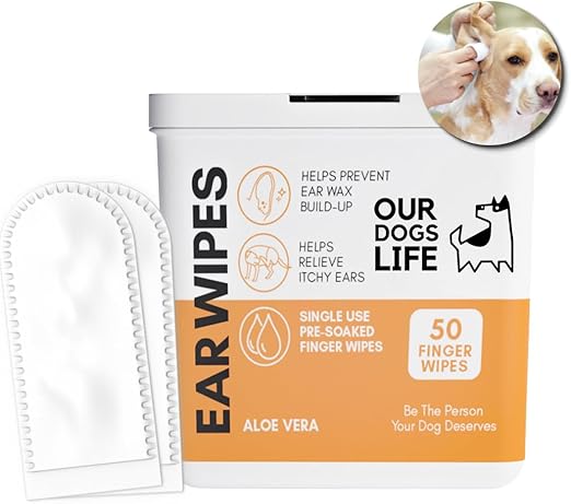 Dog Ear Wipes | Soft, Quick & Easy Ear Wipes For Dogs | Remove Wax ...