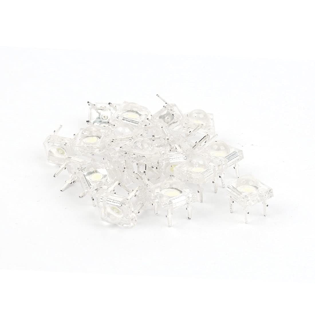 Buy NEW LON0167 20 Pcs 5mm 4Pin Dome Piranha Super f-lux LED Bulb White ...