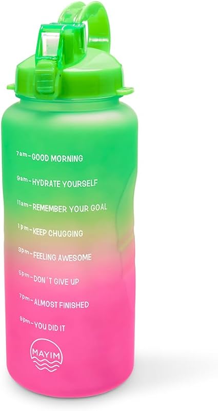 Amazon.com: Mayim Half Gallon Motivational Water Bottle with Time ...