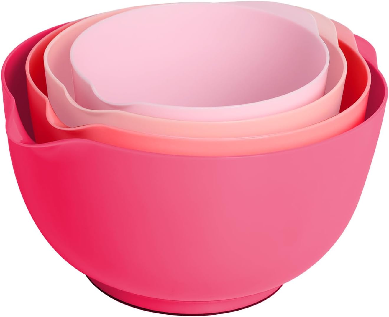 Amazon.com: 3 Piece Glass Mixing Bowl Set Color: Crown Tuscan: Nesting ...